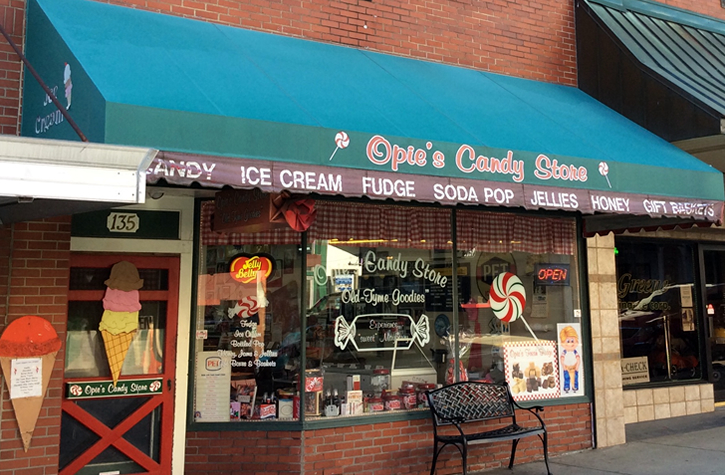 downtown-mayberry-nc | Opie's Candy Store
